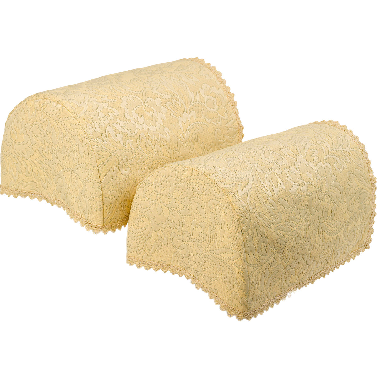 Traditional Floral Jacquard Pair of Arm Caps or Chairback (Various ...