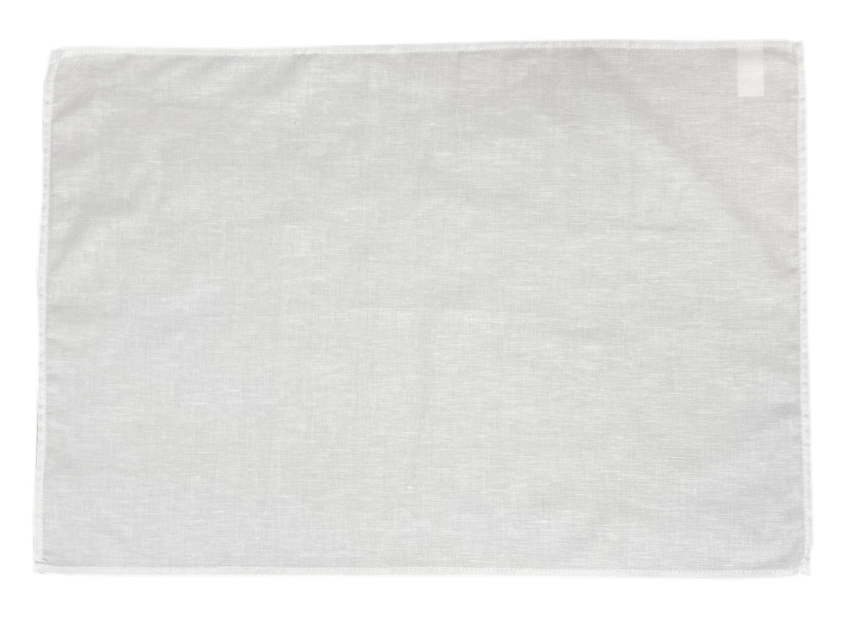 Pack of 5 Plain White Linen Union Glass Cloths (49cm x 72cm) – Classic ...